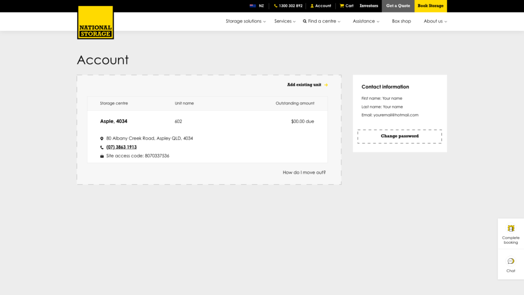 How do I pay online? - National Storage New Zealand